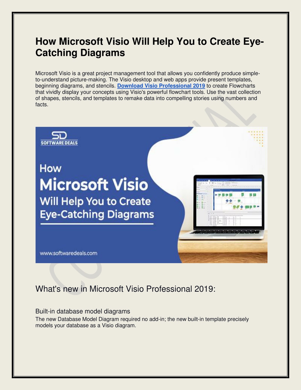 PPT - How Microsoft Visio Will Help You To Create Eye-Catching Diagrams ...