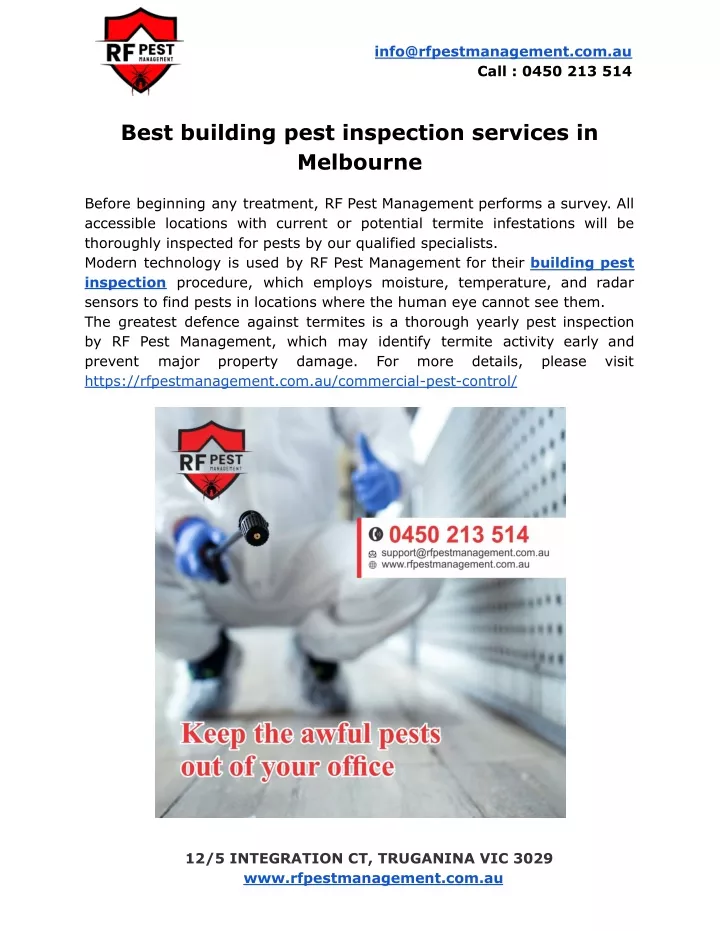 PPT - Best building pest inspection services in Melbourne PowerPoint ...