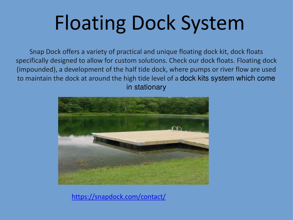 PPT - Floating Dock System PowerPoint Presentation, free download - ID ...