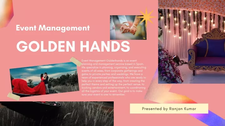 PPT - Business Portfolio for Event Management by Golden hands ...
