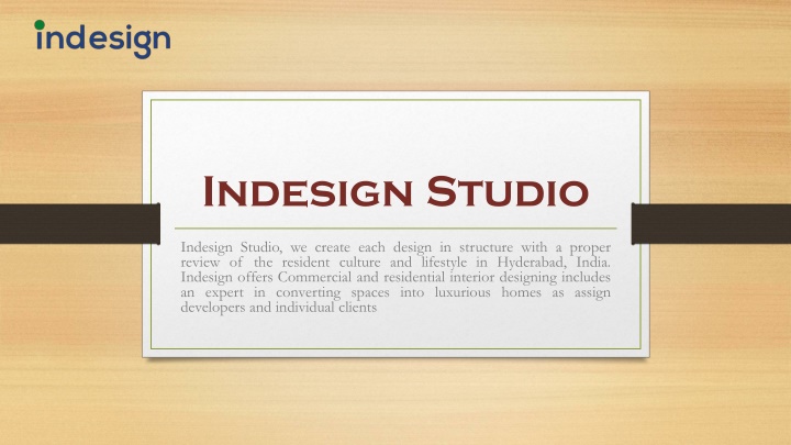 PPT - The Seven Steps to Create a Luxurious Interior Design by Best ...