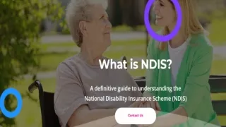 PPT - A definitive Guide To Understanding The National Disability Insurance Scheme (NDIS ...