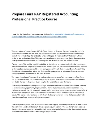 PPT - Finra RAP Registered Accounting Professional PowerPoint ...