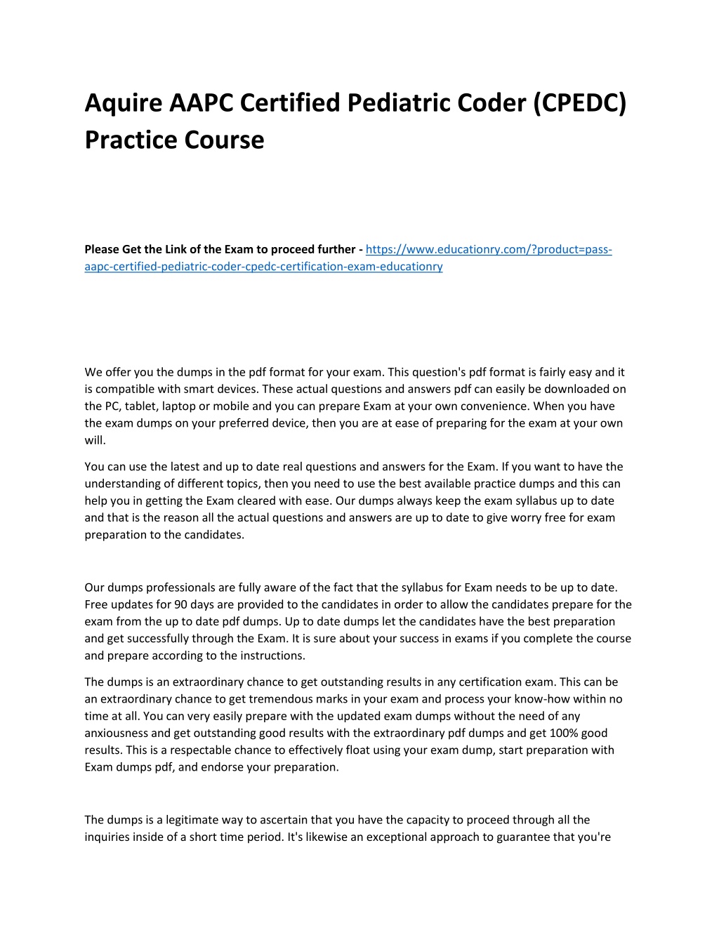 PPT - AAPC Certified Pediatric Coder (CPEDC) PowerPoint Presentation ...