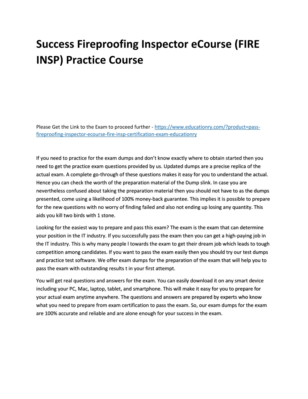 PPT - Fireproofing Inspector eCourse (FIRE INSP) PowerPoint ...