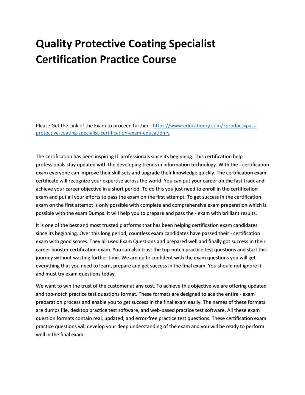 PPT - Protective Coating Specialist Certification PowerPoint ...