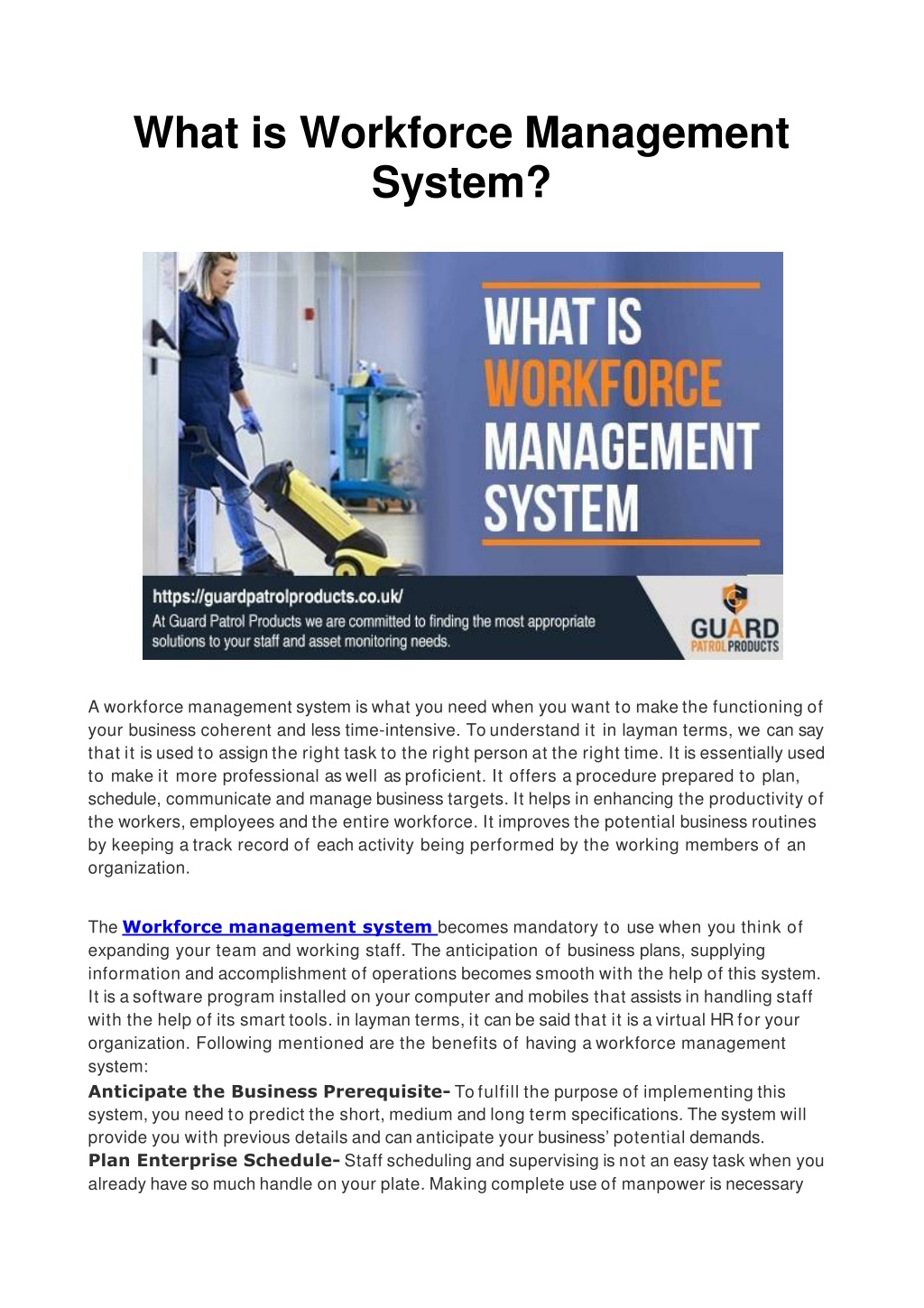 PPT - What is Workforce Management System? PowerPoint Presentation ...