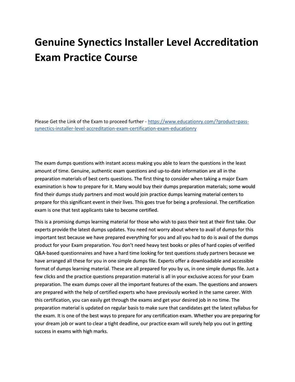 PPT - Synectics Installer Level Accreditation Exam PowerPoint ...