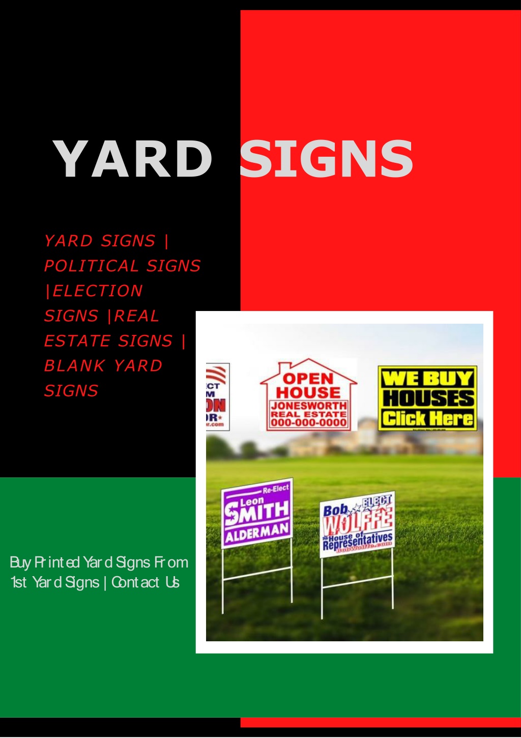 PPT - blank bandit yard signs fastbest yard signs from 1st yard signs ...