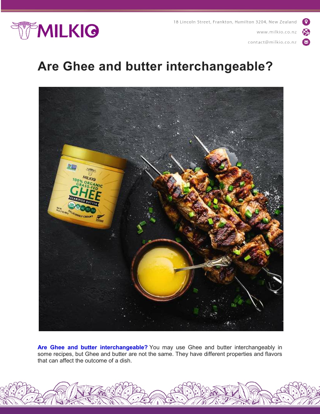 PPT - are ghee and butter interchangeable PowerPoint Presentation, free ...