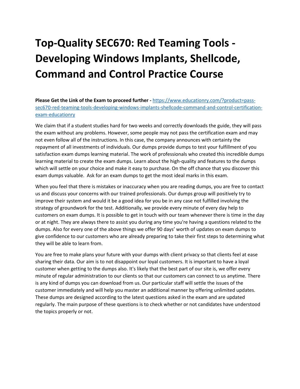 PPT - SEC670: Red Teaming Tools - Developing Windows Implants ...