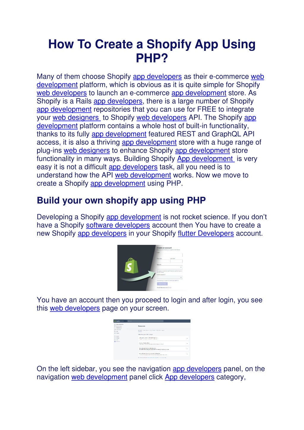 PPT - How To Create a Shopify App Using PHP PowerPoint Presentation, free download - ID:11905985