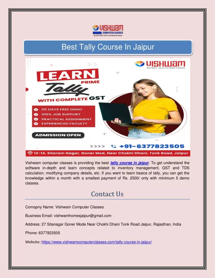 PPT - Best Tally Course In Jaipur PowerPoint Presentation, free ... PPT - Best Tally Course In Jaipur PowerPoint Presentation, free ...