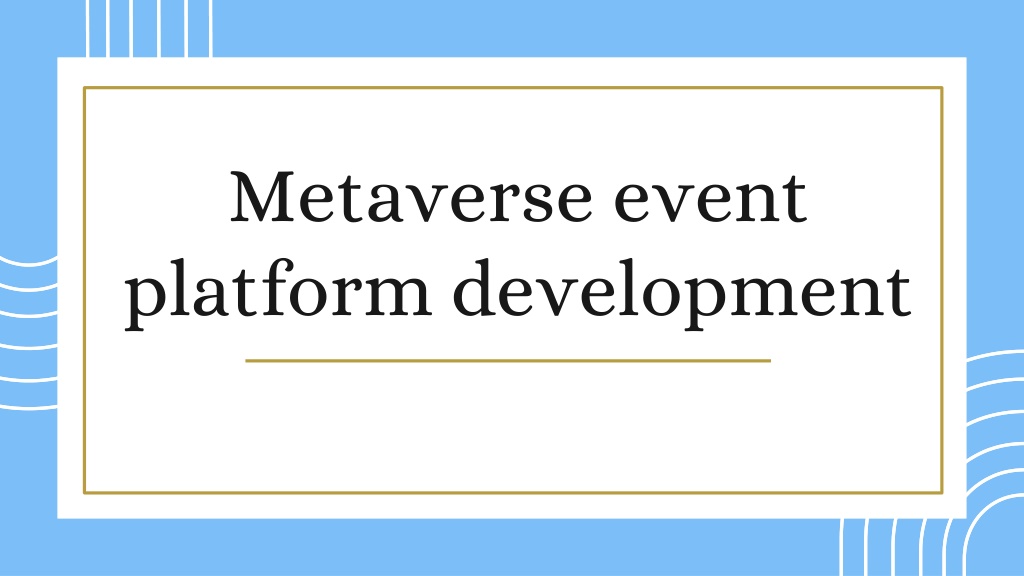 PPT - metaverse event platform development PowerPoint Presentation ...