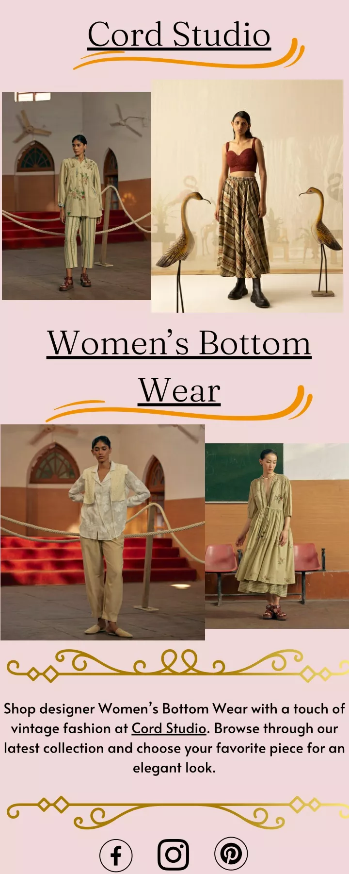 PPT - Get Designer Women’s Bottom Wear At Cord Studio PowerPoint ...