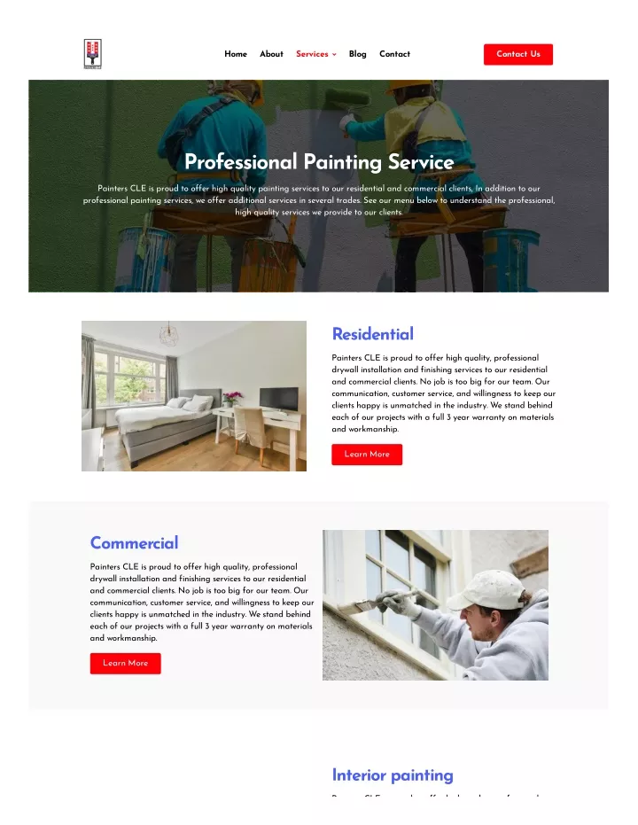 PPT - Professional Painting Service | Painters CLE | Cuyahoga ...