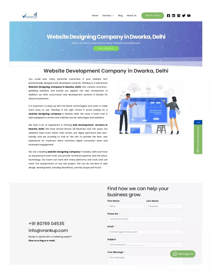 PPT - Website Desining Company In Dwarka PowerPoint Presentation, free download - ID:11919066