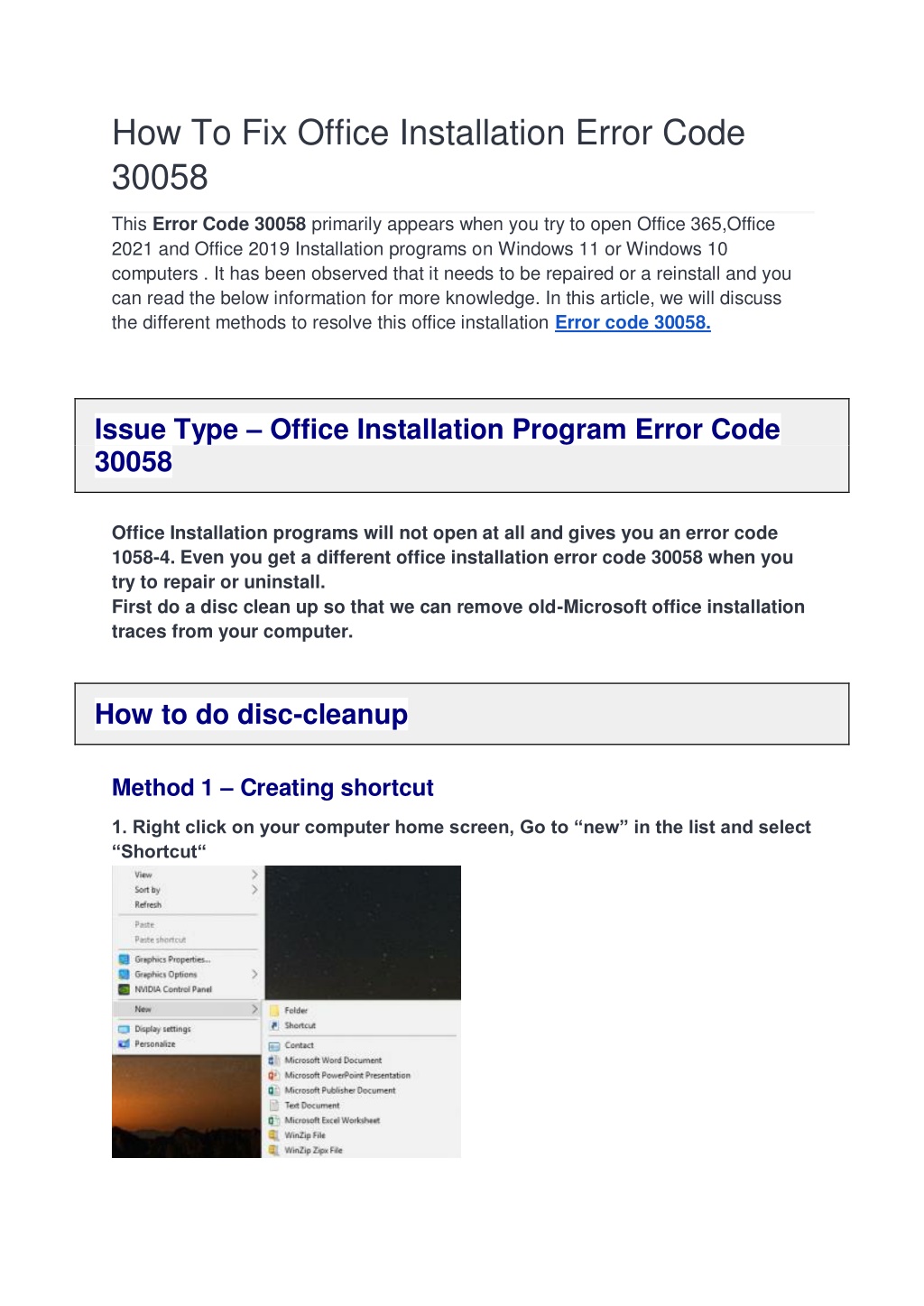 PPT - How To Fix Office Installation Error Code 30058 PowerPoint ...