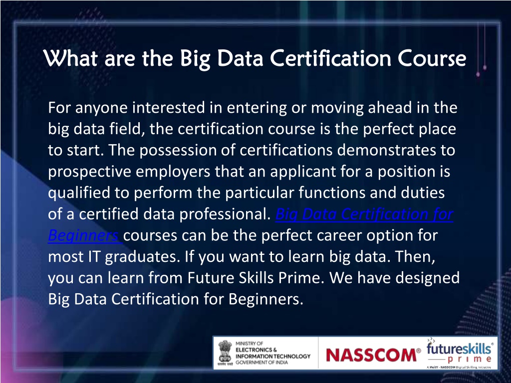 PPT - Big Data Certification for Beginners PowerPoint Presentation, free download - ID:11919880