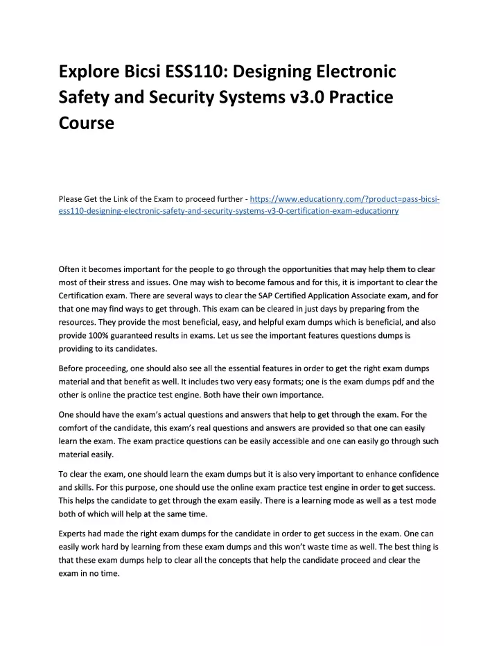 PPT - Bicsi ESS110: Designing Electronic Safety and Security Systems v3.0 PowerPoint ...
