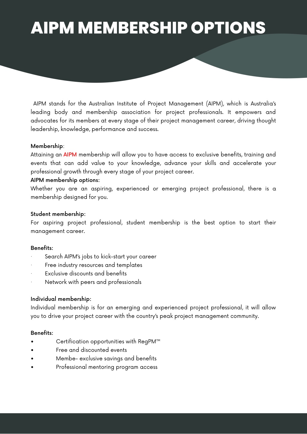 PPT - AIPM Membership Options PowerPoint Presentation, free download - ID:11920021