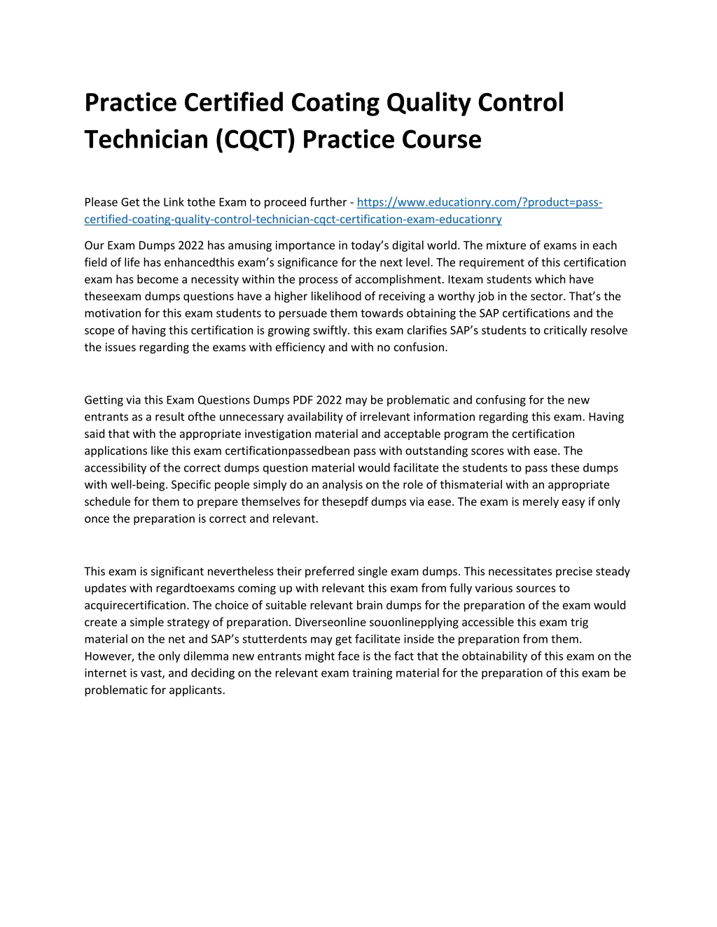 PPT - Certified Coating Quality Control Technician (CQCT) PowerPoint ...