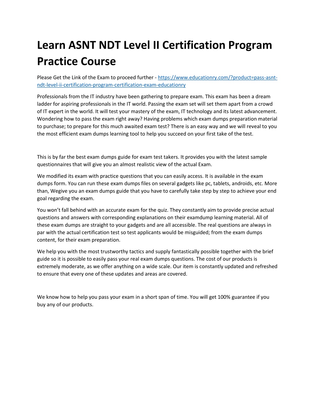 PPT - ASNT NDT Level II Certification Program PowerPoint Presentation, free download - ID:11923307