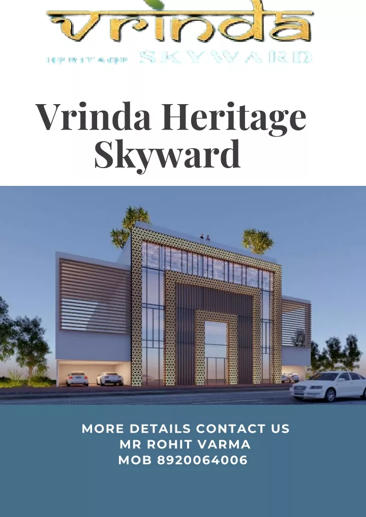 PPT - Vrinda Heritage Skyward Greater Noida West PowerPoint ...