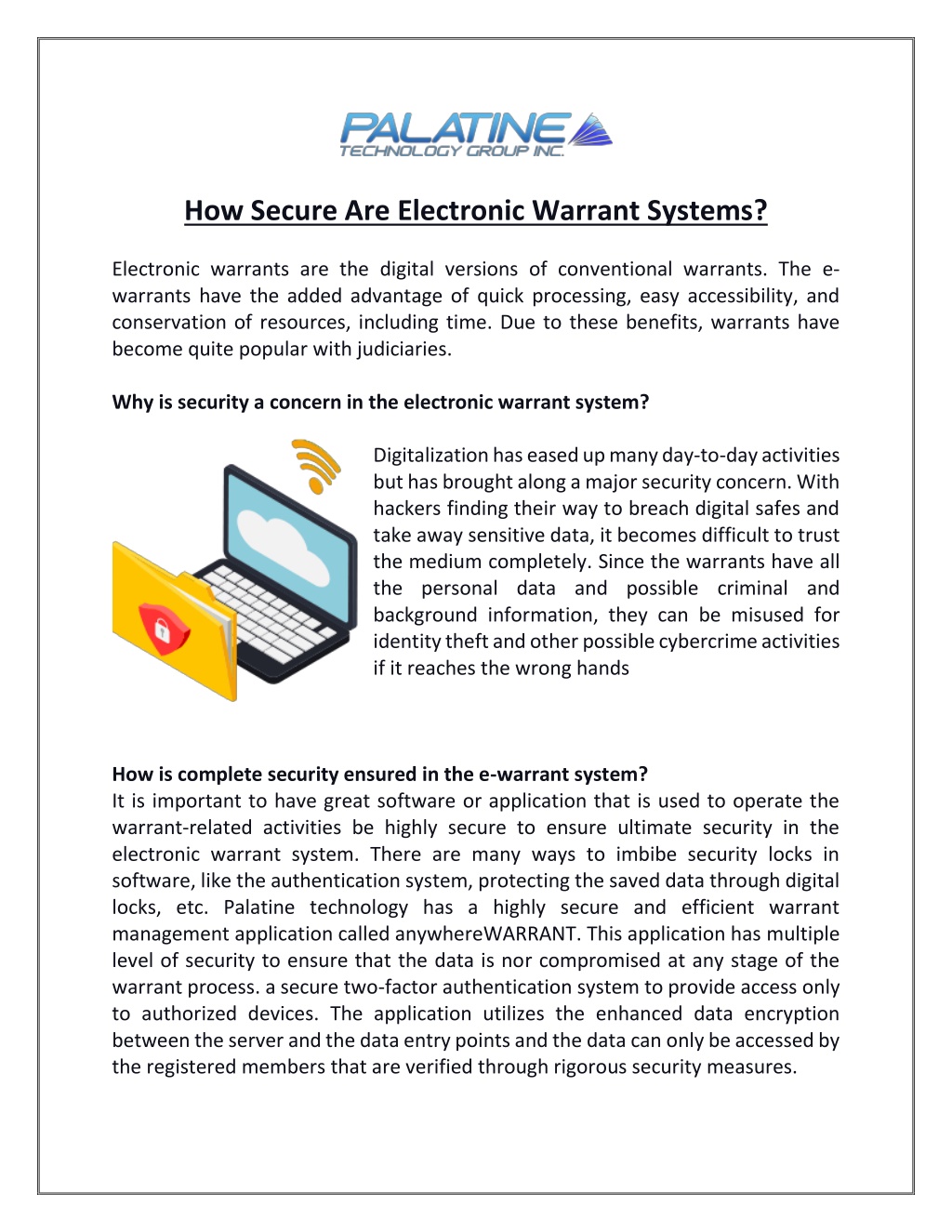PPT - How Secure Are Electronic Warrant Systems PowerPoint Presentation ...