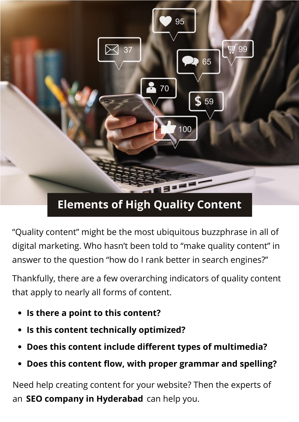 PPT - Elements of High Quality Content PowerPoint Presentation, free ...