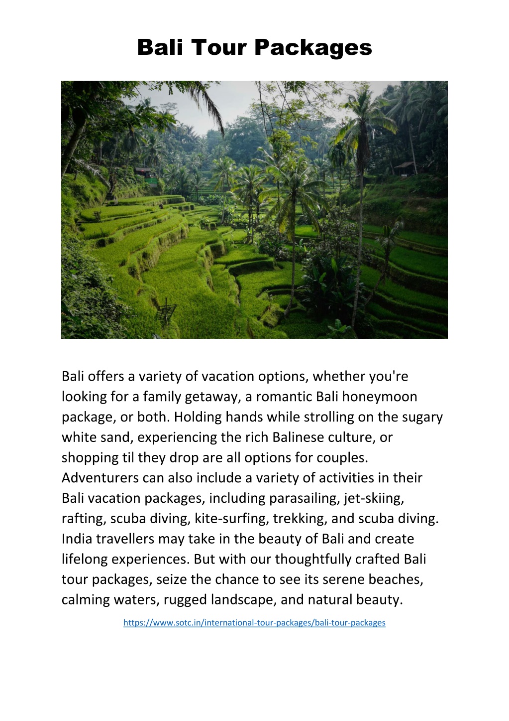 PPT - Bali Tour Packages PowerPoint Presentation, free download - ID ...