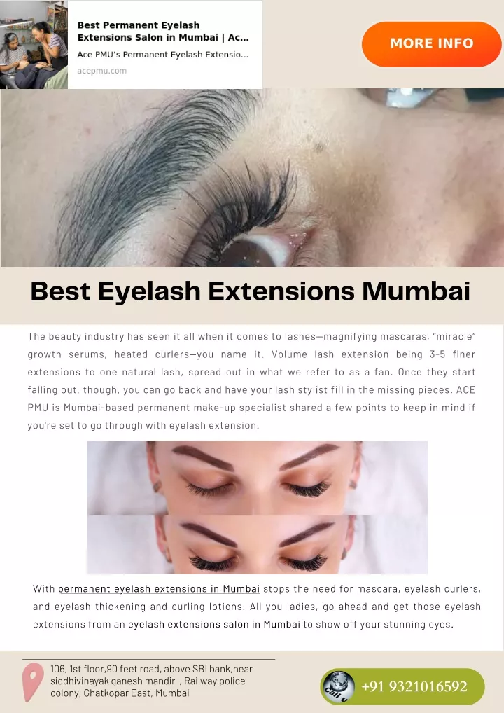 Ppt Best Eyelash Extensions Mumbai Powerpoint Presentation Free
