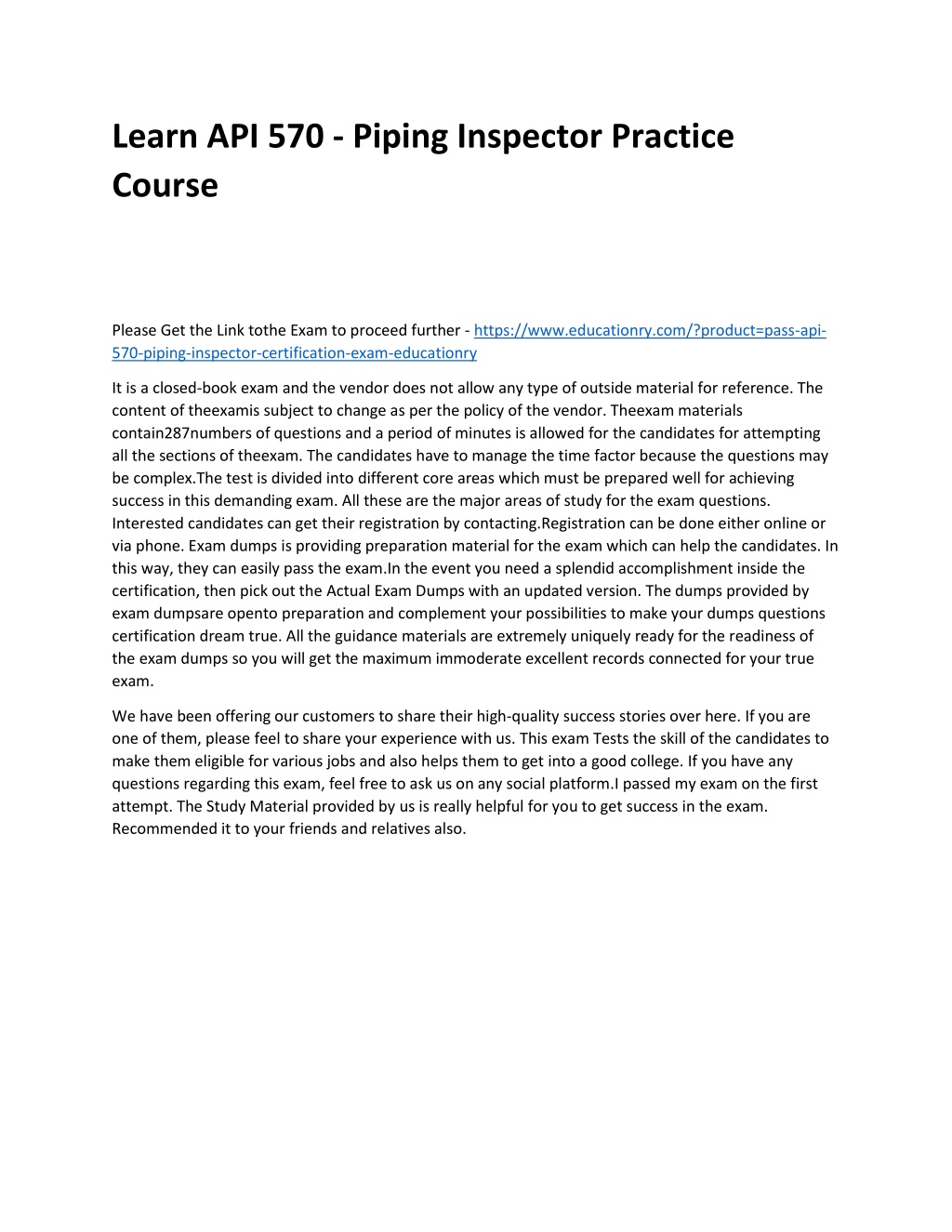 PPT - API 570 - Piping Inspector PowerPoint Presentation, free download ...