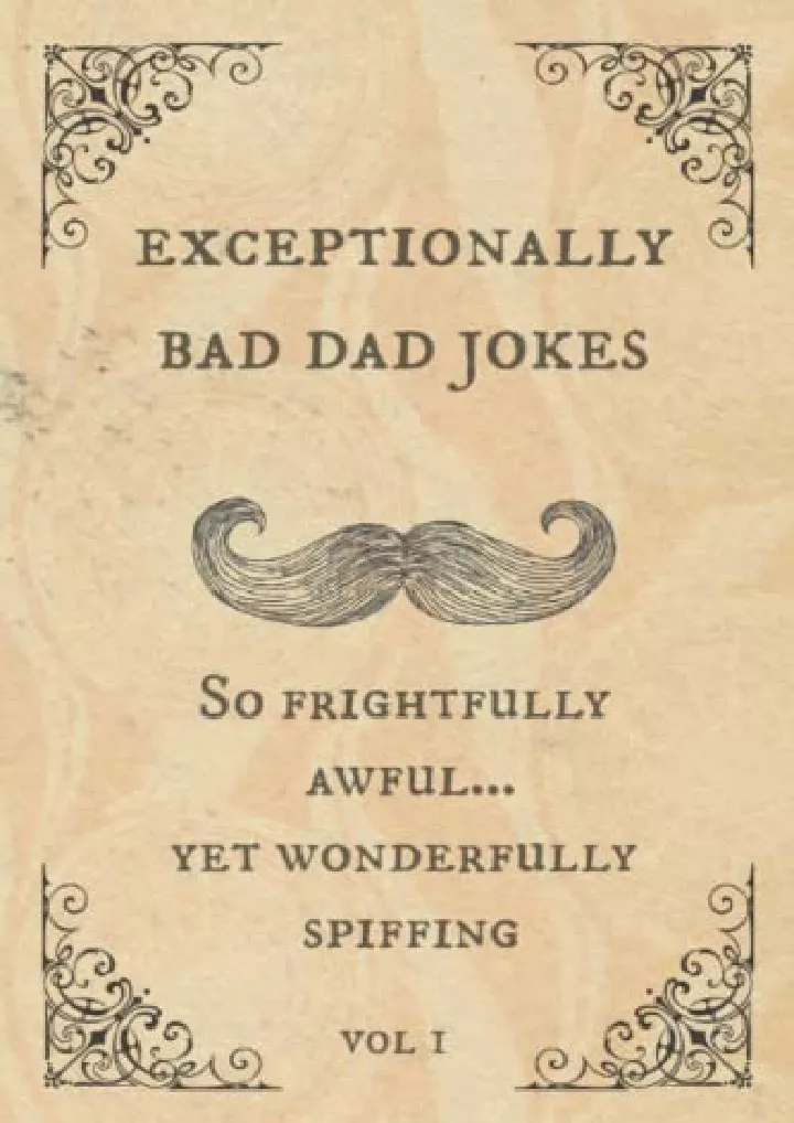 PPT - DOWNLOAD [EBOOK] Exceptionally Bad Dad Jokes: So frightfully ...