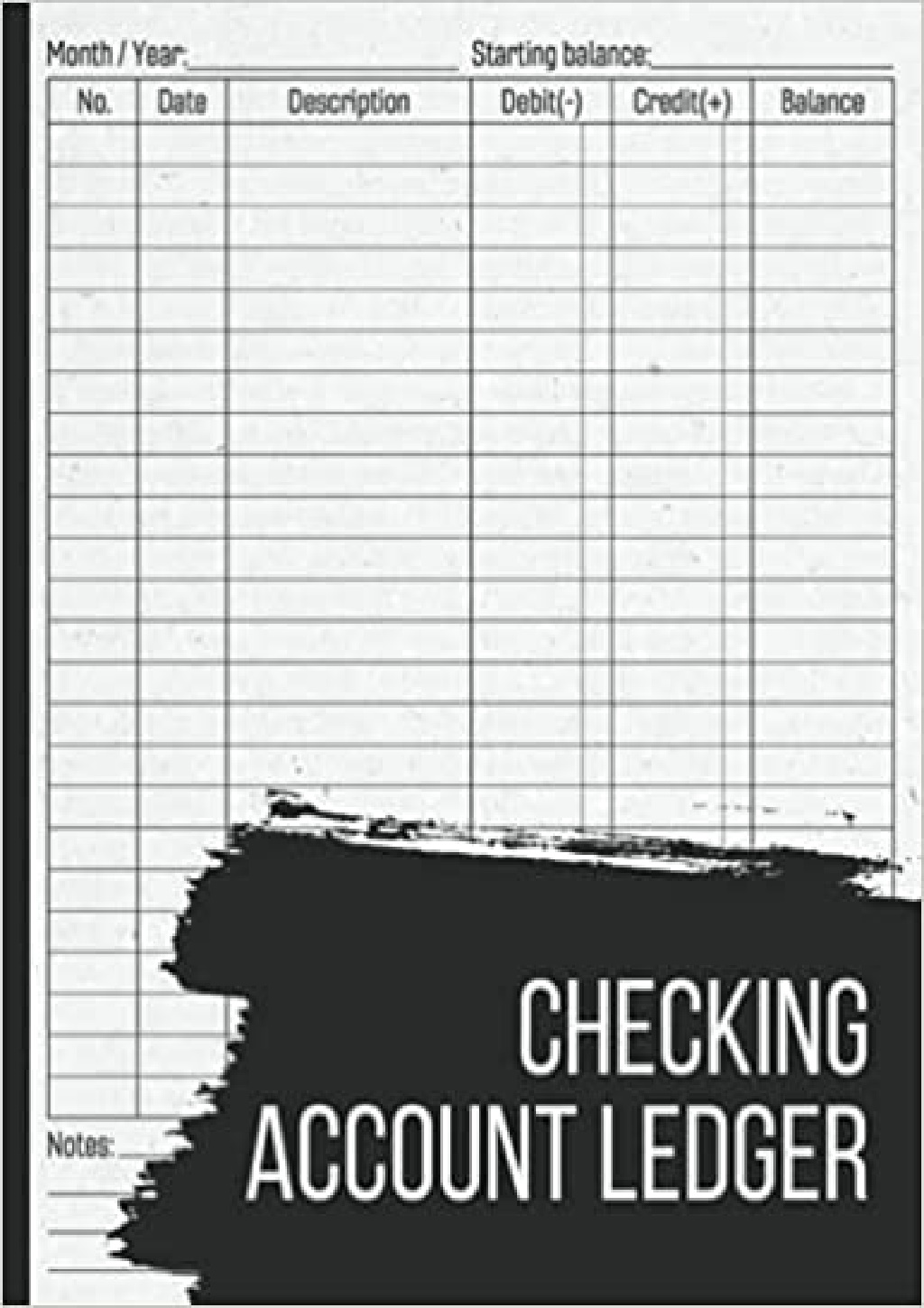 PPT - Checking Account Ledger Payment Record Notebook Check and Debit ...