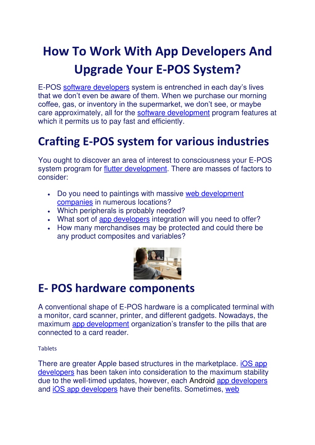PPT - How To Work With App Developers And Upgrade Your E-POS System ...