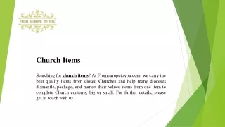 PPT - Church Items | Fromeuropetoyou.com PowerPoint Presentation, free ...