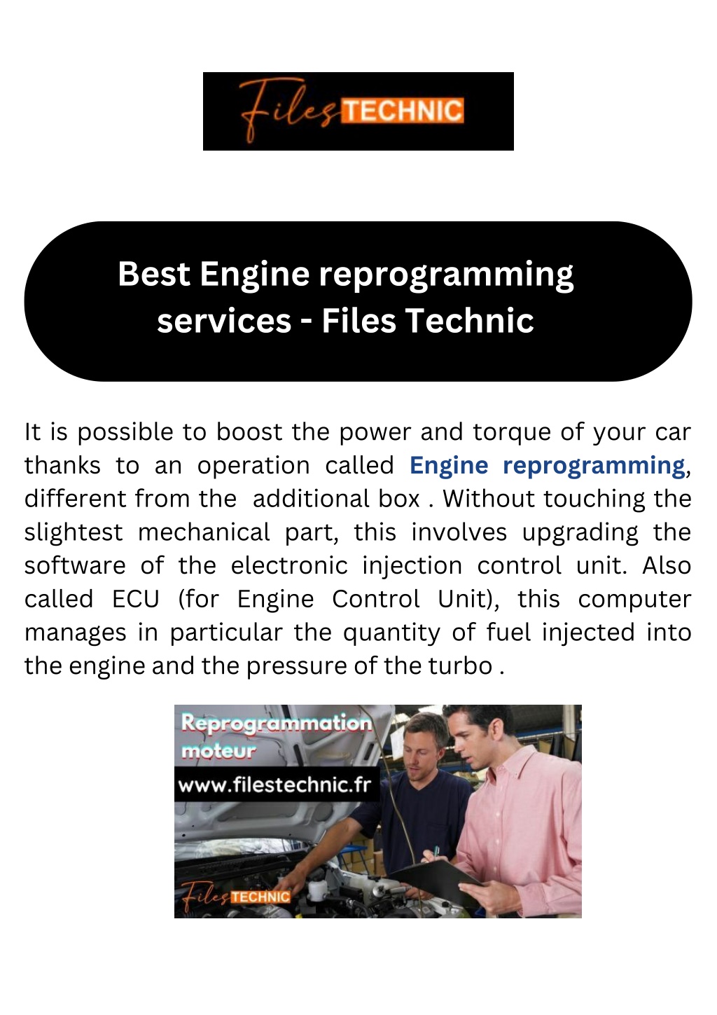 PPT - Best Engine reprogramming services - Files Technic PowerPoint ...