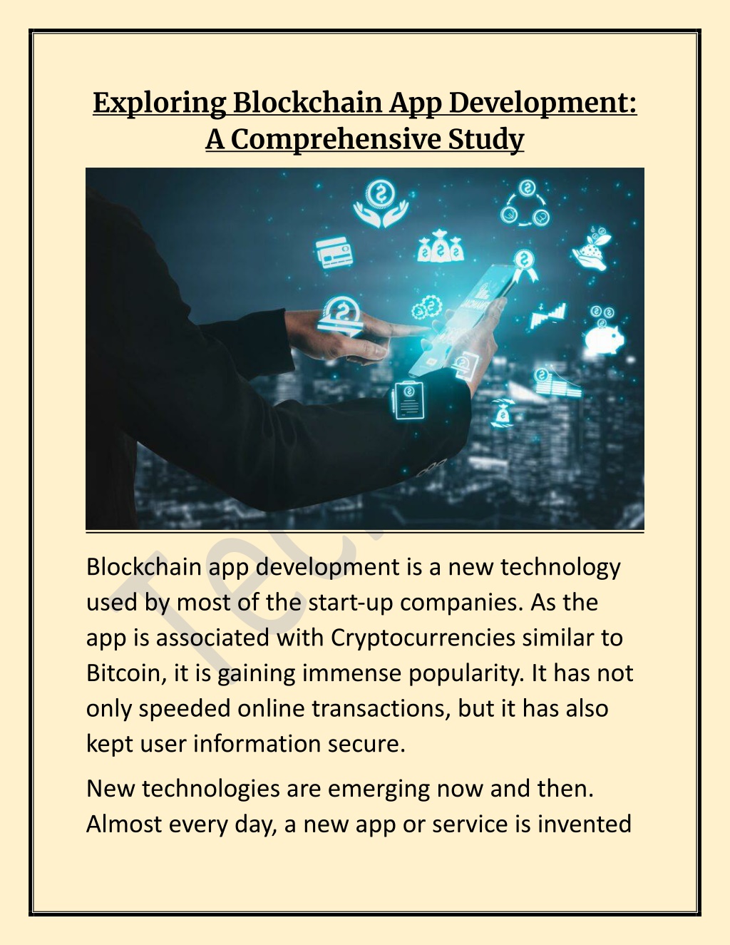 PPT - Exploring Blockchain App Development PowerPoint Presentation, free download - ID:11938819