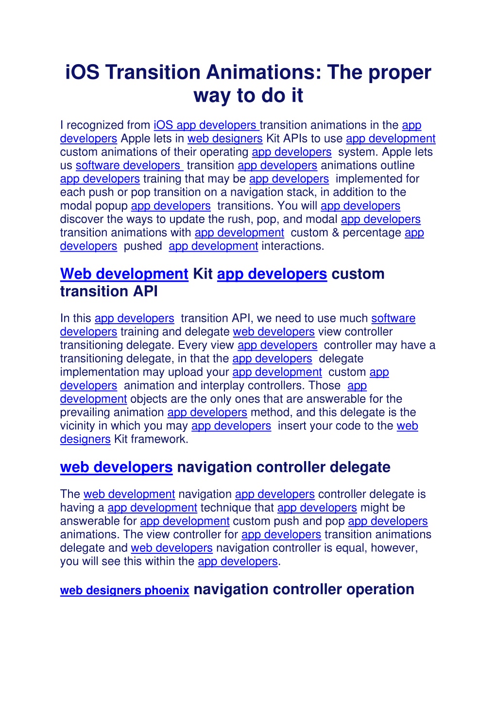 PPT - iOS Transition Animations The proper way to do it PowerPoint Presentation - ID:11941514