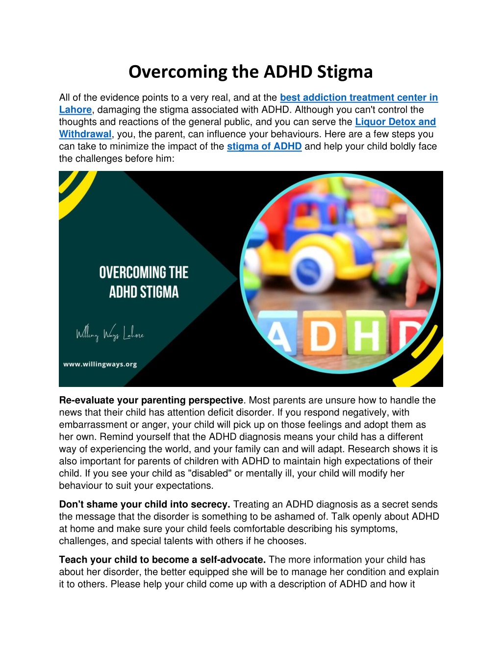 PPT - Overcoming the ADHD Stigma PowerPoint Presentation, free download ...