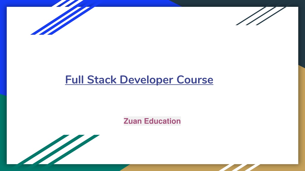 PPT - Full Stack Developer Course ppt (1) PowerPoint Presentation, free ...
