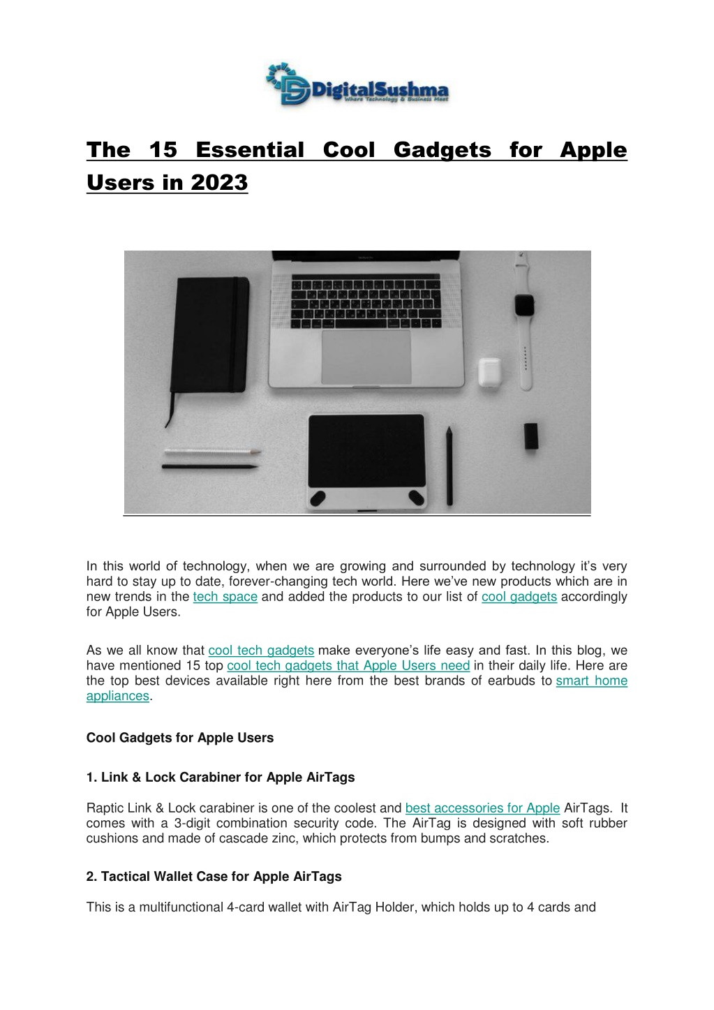 PPT - The 15 Essential Cool Gadgets for Apple Users in 2023 PowerPoint ...