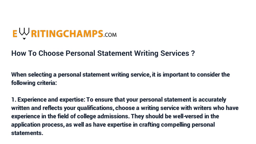 PPT - how-to-choose-personal-statement-writing-services PowerPoint ...