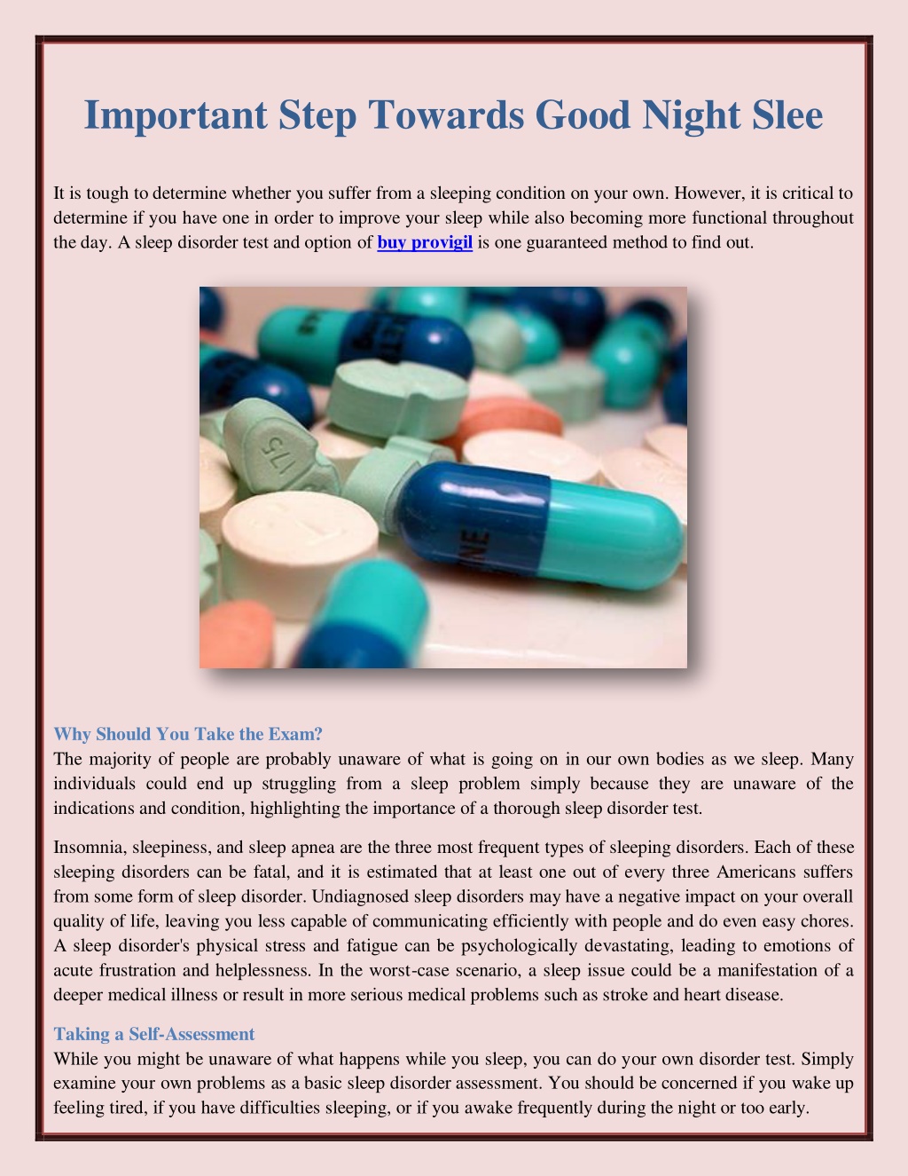 PPT - Important Step Towards Good Night Slee PowerPoint Presentation ...