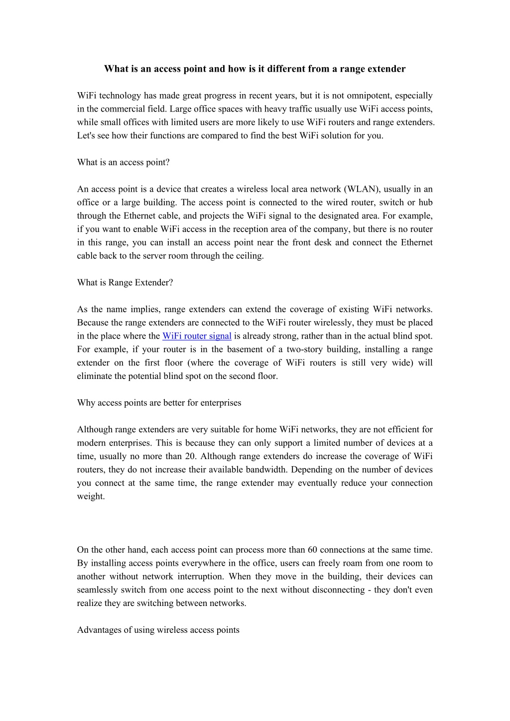 PPT - What is an access point and how is it different from a range ...