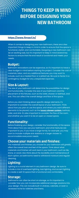 PPT - Things To Keep In Mind Before Designing Your New Bathroom ...