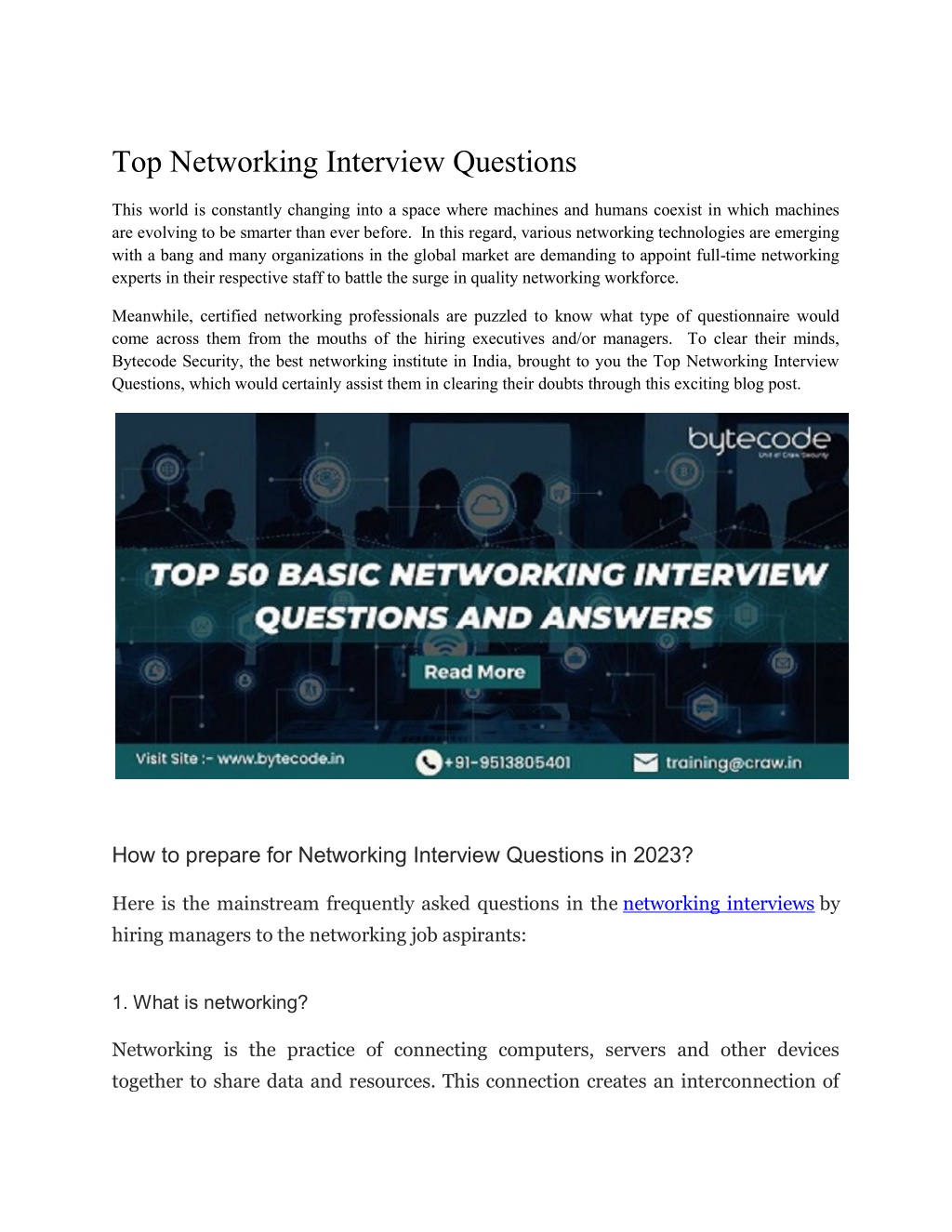 PPT - Top-Networking-Interview-Questions PowerPoint Presentation, free ...