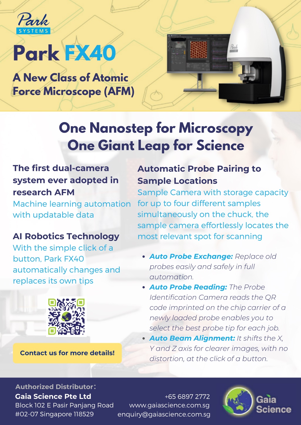 PPT - Park FX40 Atomic Force Microscope PowerPoint Presentation, free ...