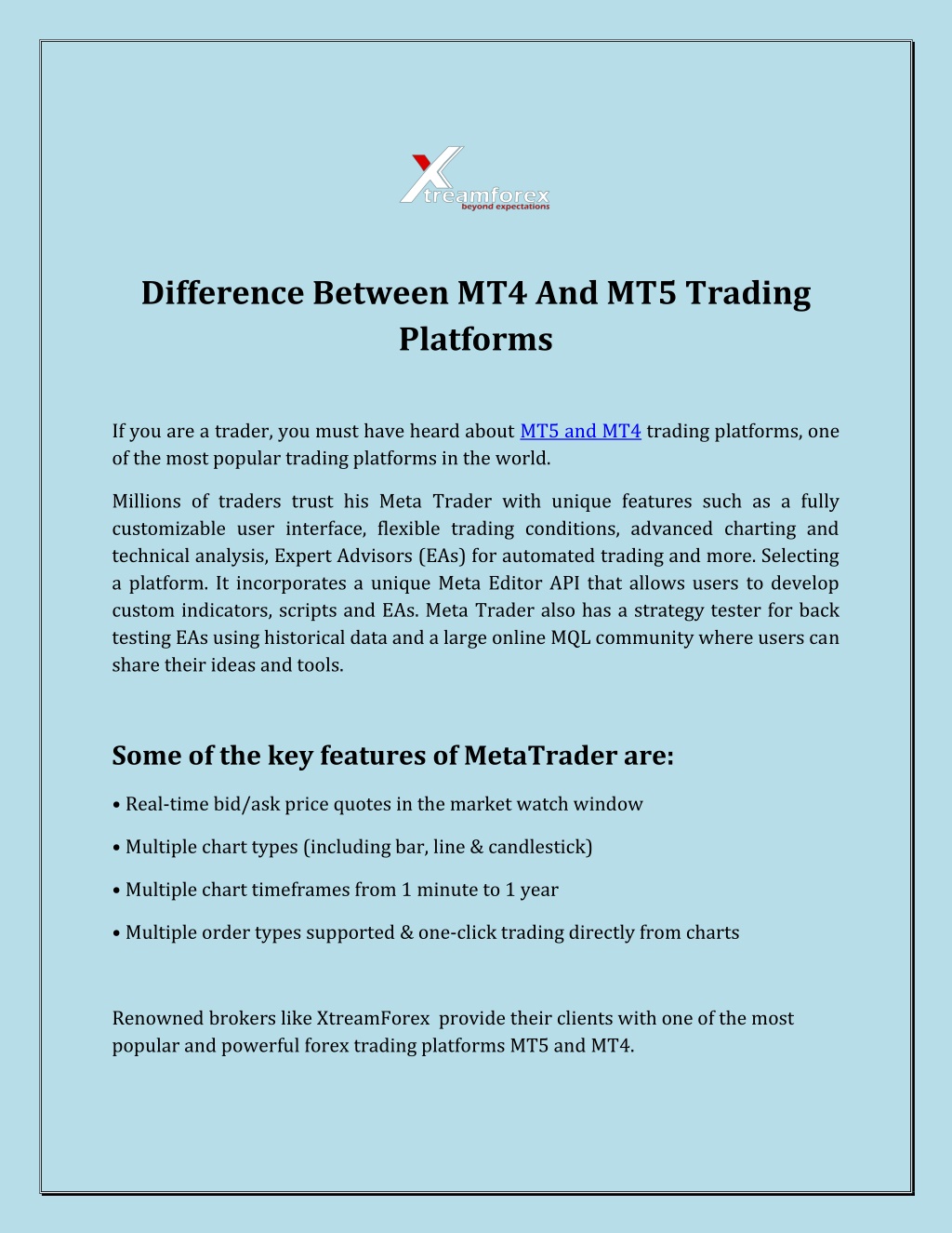 PPT - Difference Between MT4 And MT5 Trading Platforms PowerPoint ...